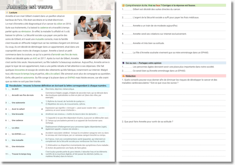 Exercices sur le thème de Paris (FLE A2, B1) - Exercices à imprimer